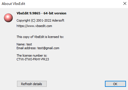 VBScript 腳本的軟體工具 Adersoft VbsEdit 9.9865 x64 - Windows 軟體分享 - 冰楓論壇 - 綜合論壇.遊戲攻略.外掛下載.軟體下載.省錢優惠.星座 ...