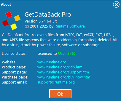 專業級資料救援工具 Runtime GetDataBack Pro 5.74 - Windows 軟體分享 - 冰楓論壇 - 綜合論壇.遊戲 ...